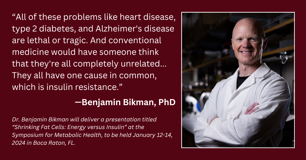 “Shrinking Fat Cells: Energy versus Insulin” - Dr. Benjamin Bikman to ...